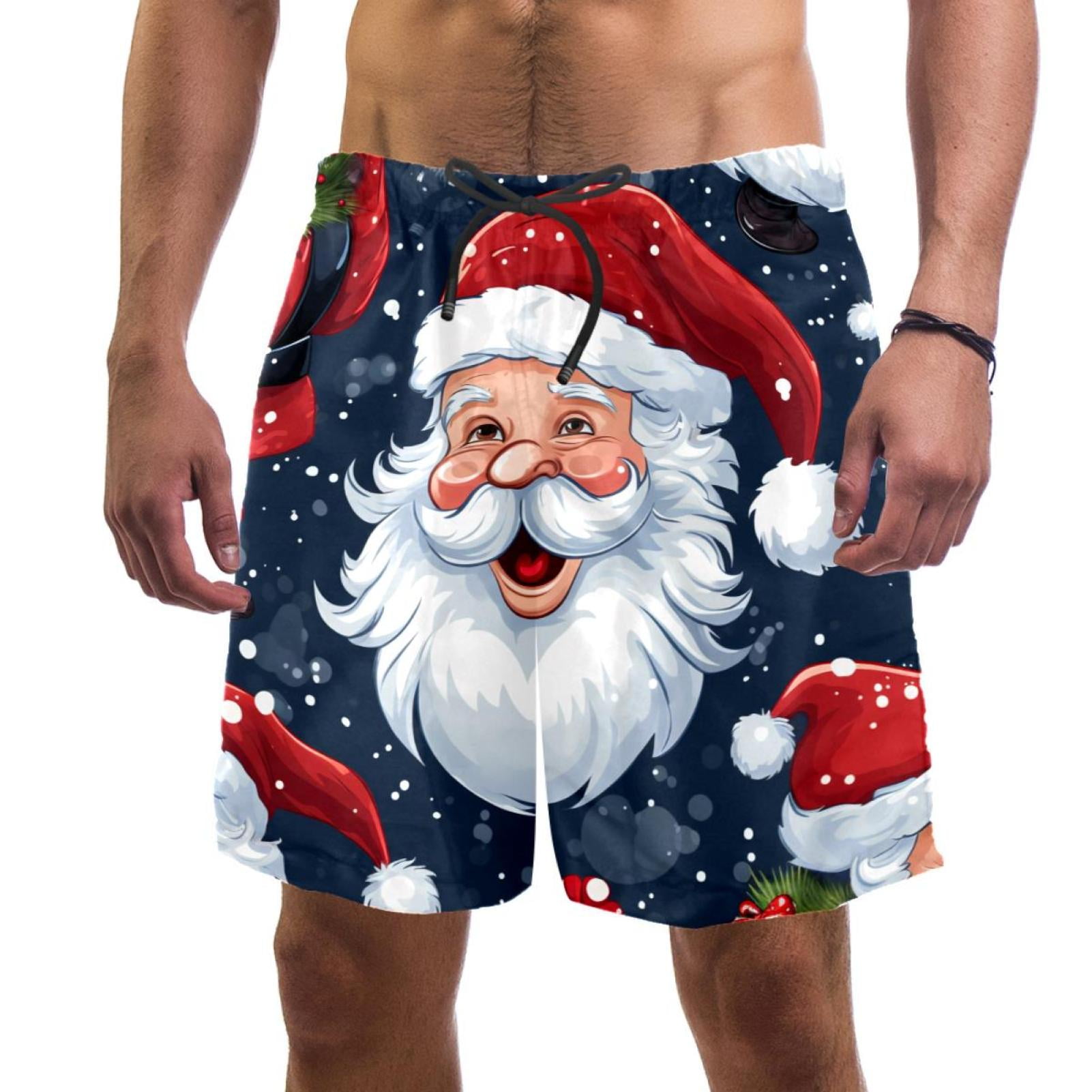luoweisi Men's Beach Shorts Quick Dry Swim Trunks with Mesh Lining ...