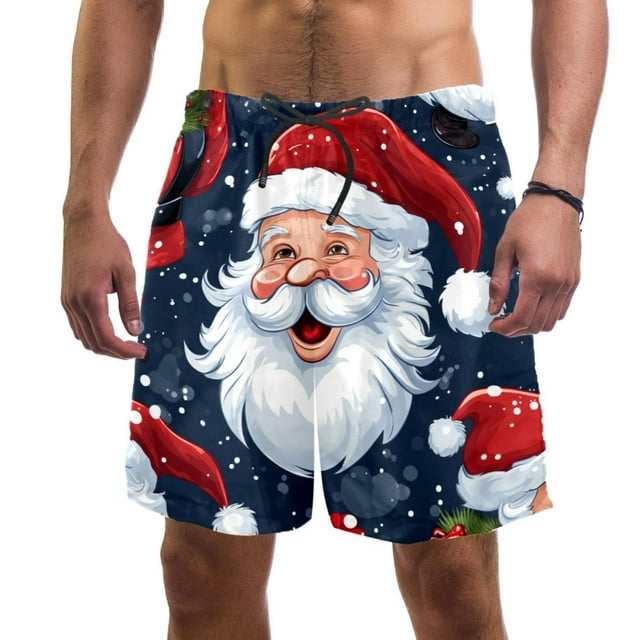 luoweisi Men's Beach Shorts Quick Dry Swim Trunks with Mesh Lining ...