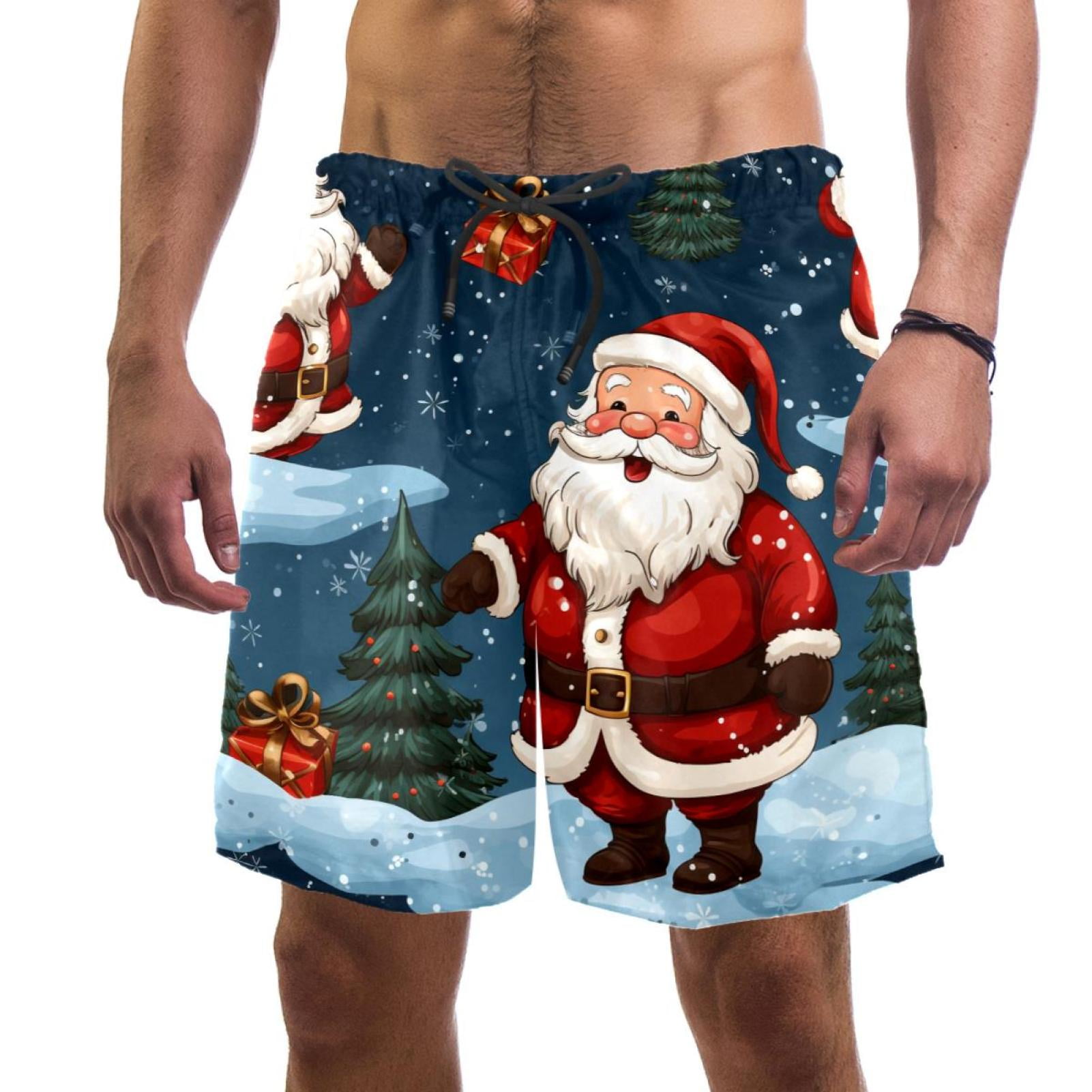 luoweisi Men's Beach Shorts Quick Dry Swim Trunks with Mesh Lining ...