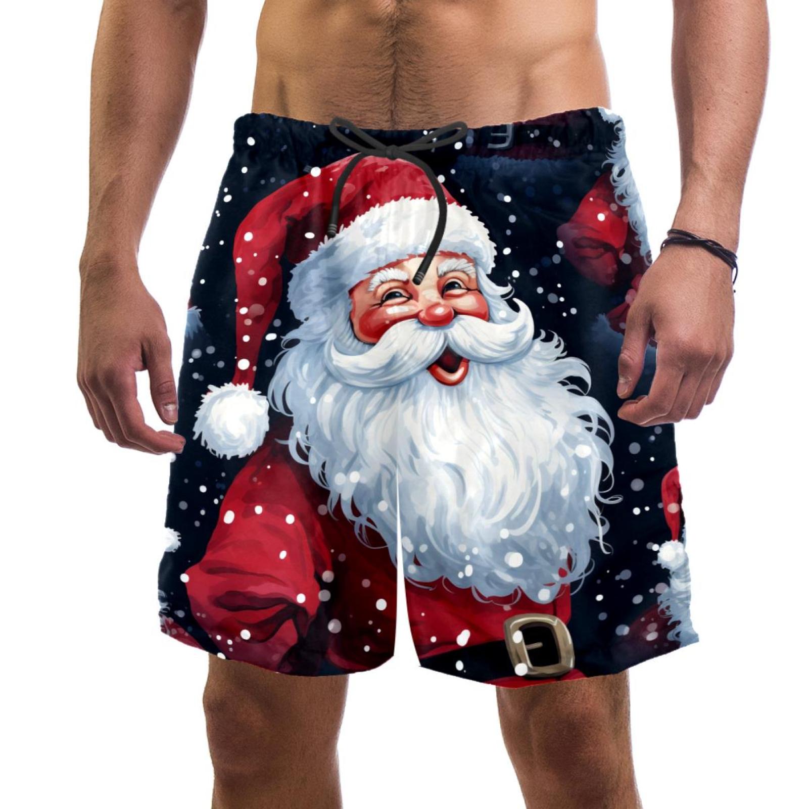 luoweisi Men's Beach Shorts Quick Dry Swim Trunks with Mesh Lining ...