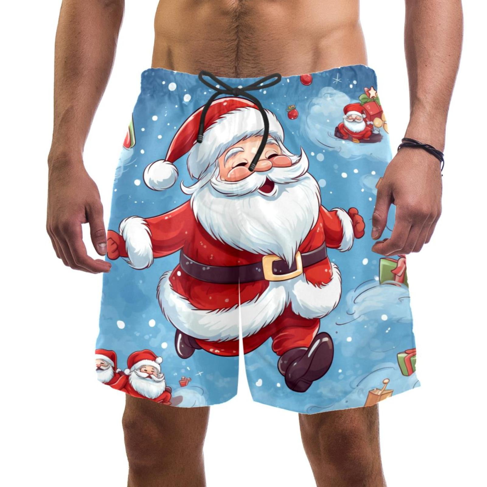 luoweisi Men's Beach Shorts Quick Dry Swim Trunks with Mesh Lining ...