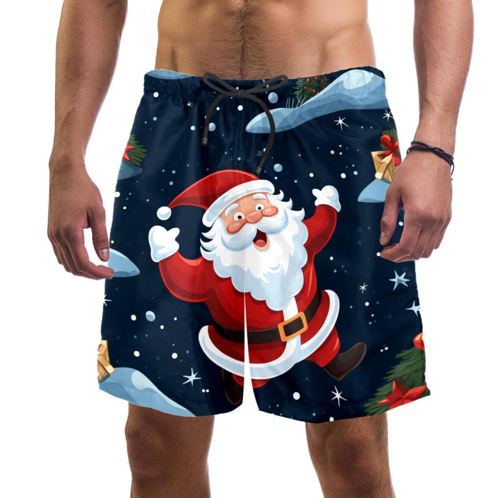 luoweisi Men's Beach Shorts Quick Dry Swim Trunks with Mesh Lining ...