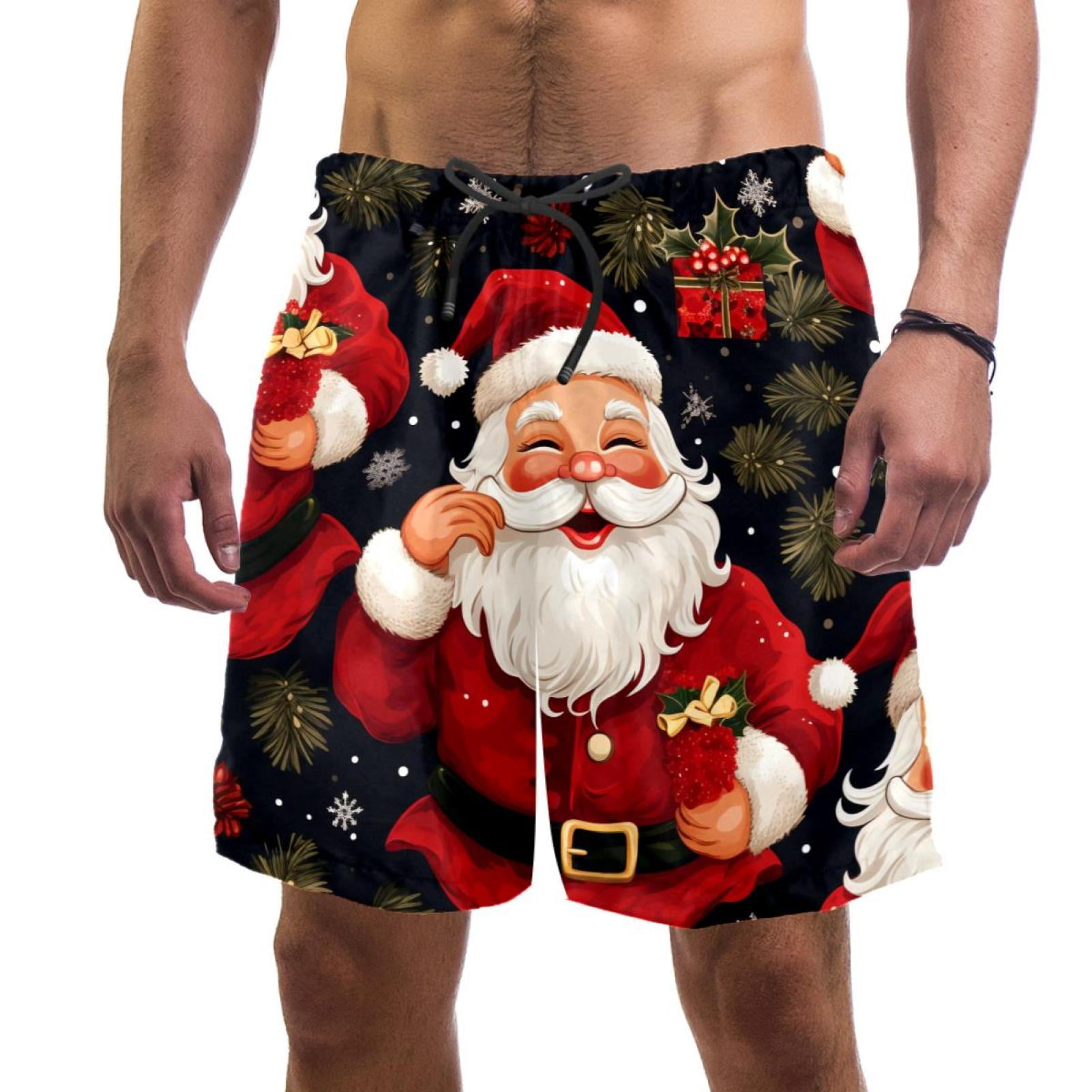 luoweisi Men's Beach Shorts Quick Dry Swim Trunks with Mesh Lining ...