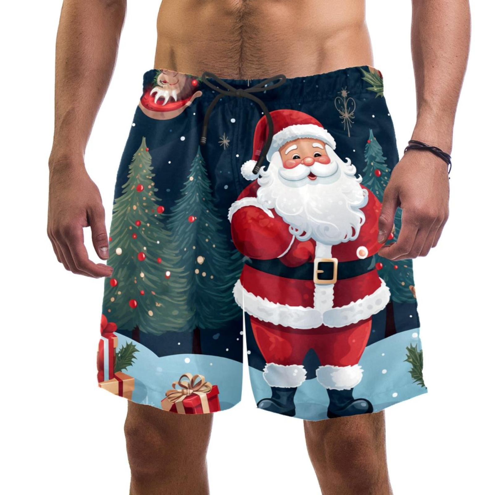 luoweisi Men's Beach Shorts Quick Dry Swim Trunks with Mesh Lining ...