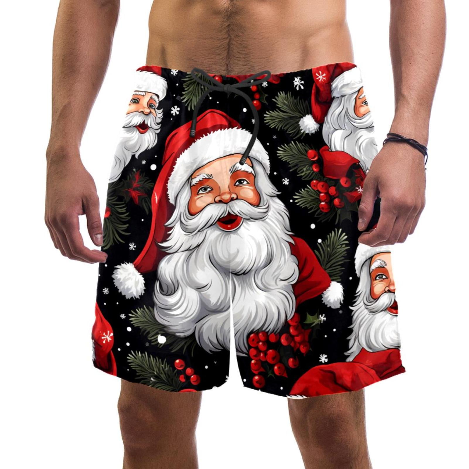 luoweisi Men's Beach Shorts Quick Dry Swim Trunks with Mesh Lining ...