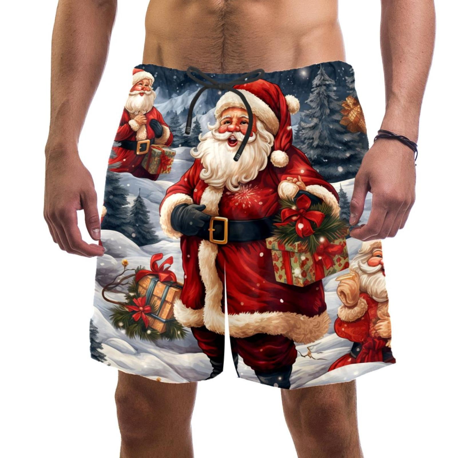 luoweisi Men's Beach Shorts Quick Dry Swim Trunks with Mesh Lining ...