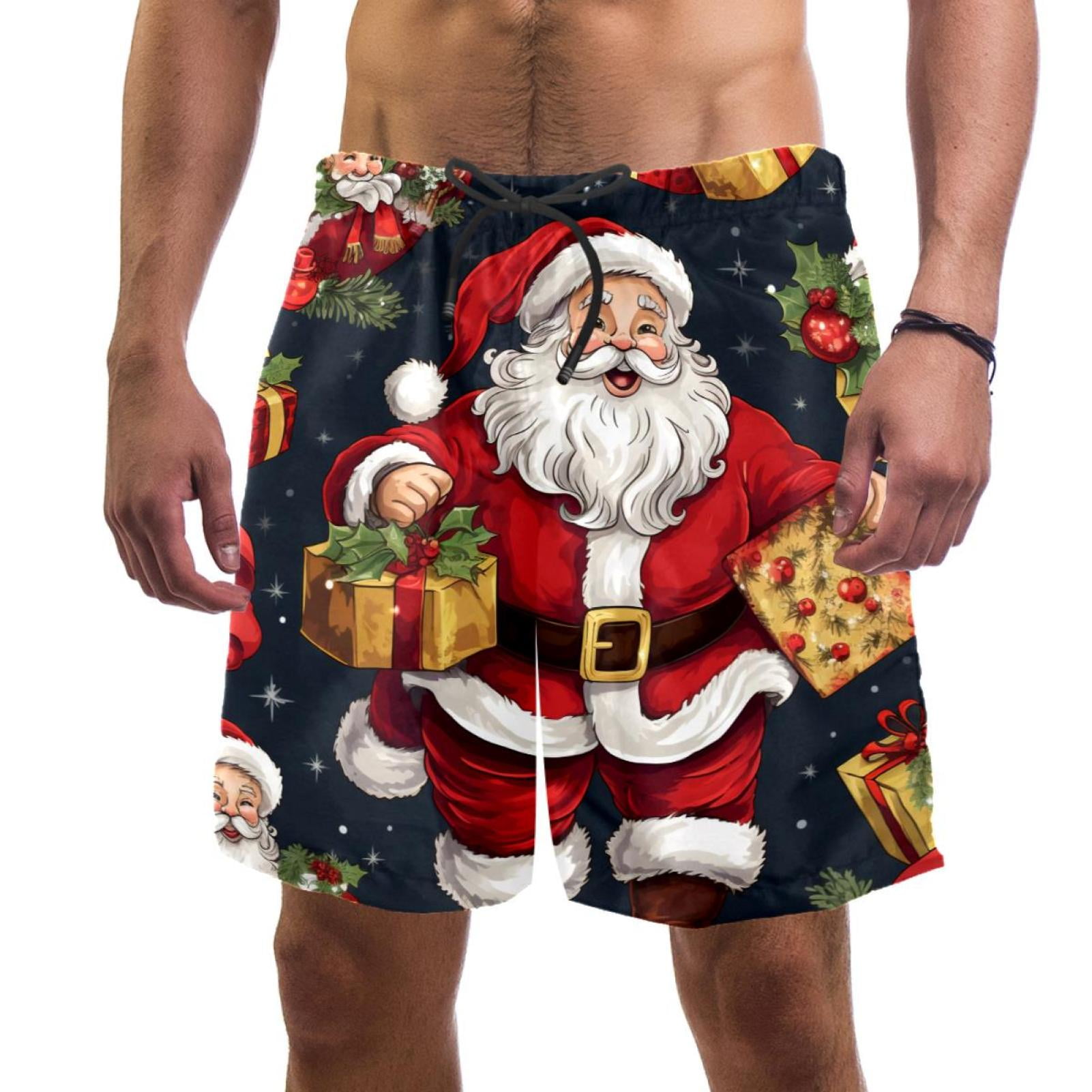 luoweisi Men's Beach Shorts Quick Dry Swim Trunks with Mesh Lining ...