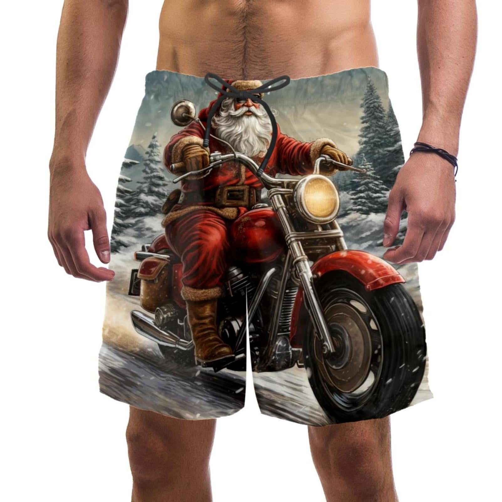 luoweisi Men's Beach Shorts Quick Dry Swim Trunks with Mesh Lining ...