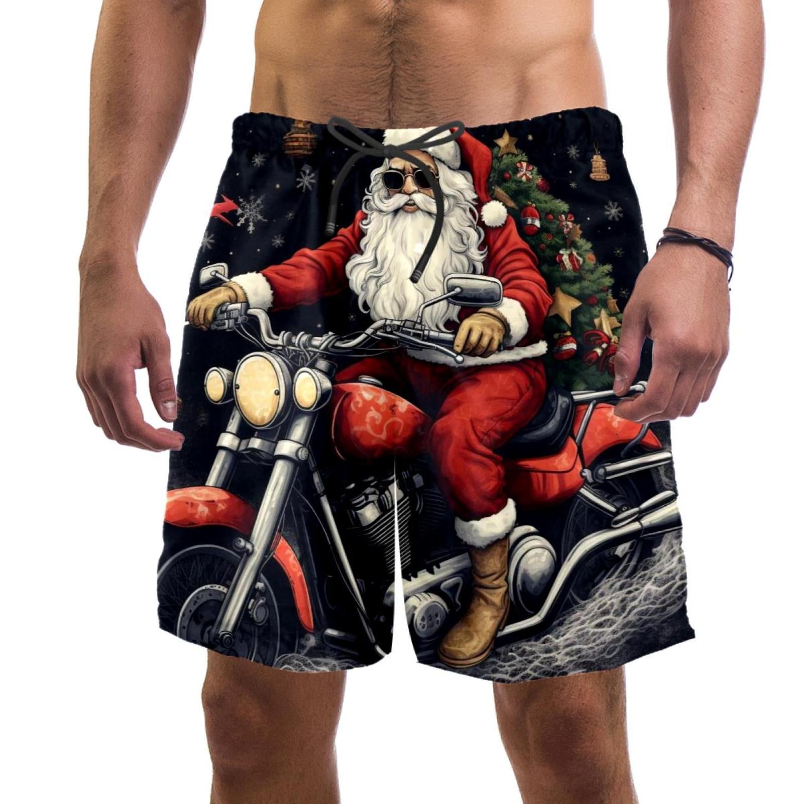 luoweisi Men's Beach Shorts Quick Dry Swim Trunks with Mesh Lining ...