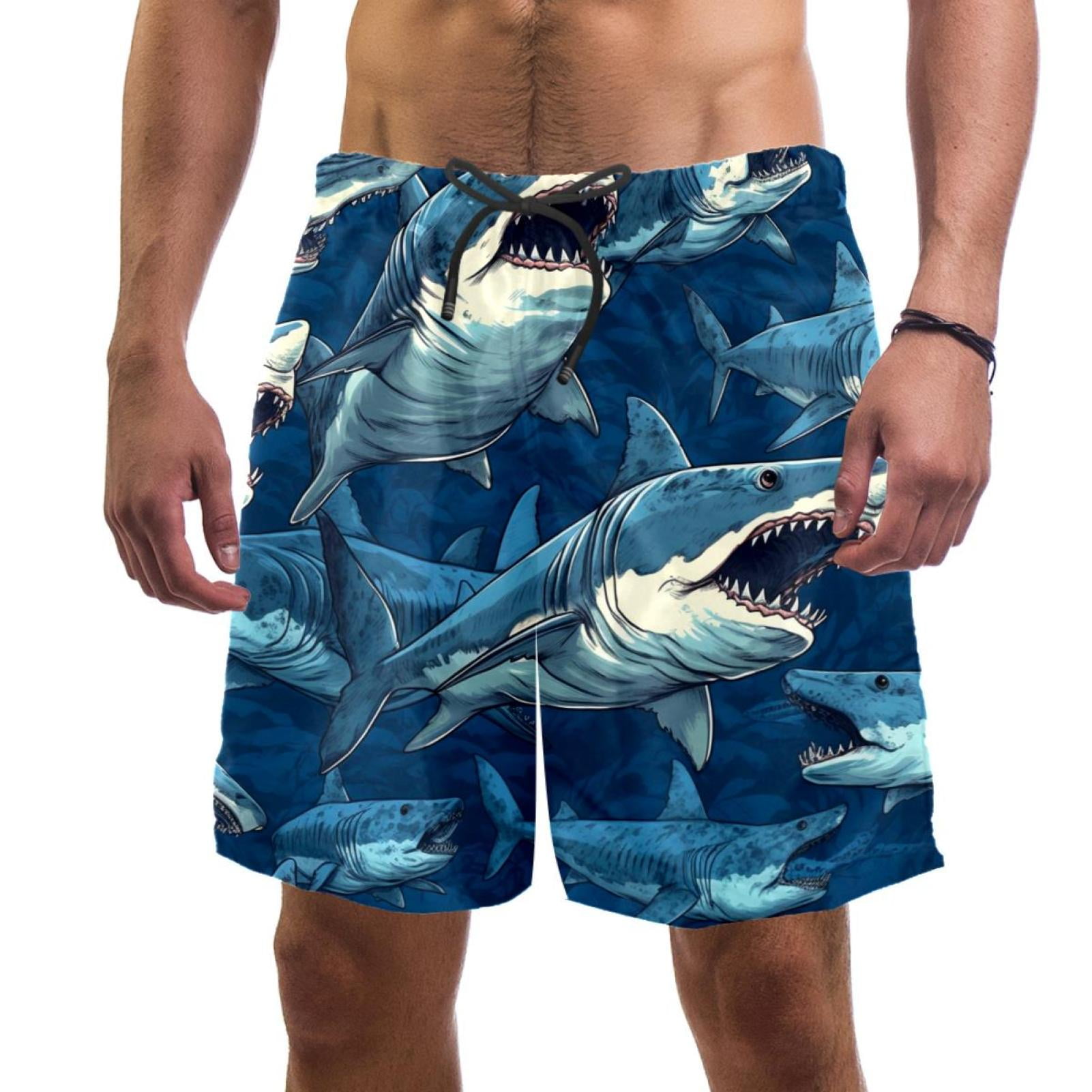luoweisi Men's Beach Shorts Quick Dry Swim Trunks with Mesh Lining ...