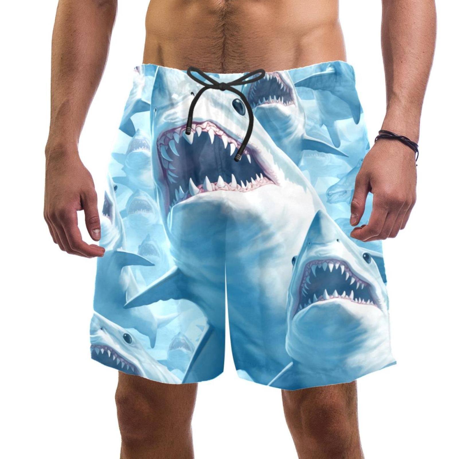 luoweisi Men's Beach Shorts Quick Dry Swim Trunks with Mesh Lining ...