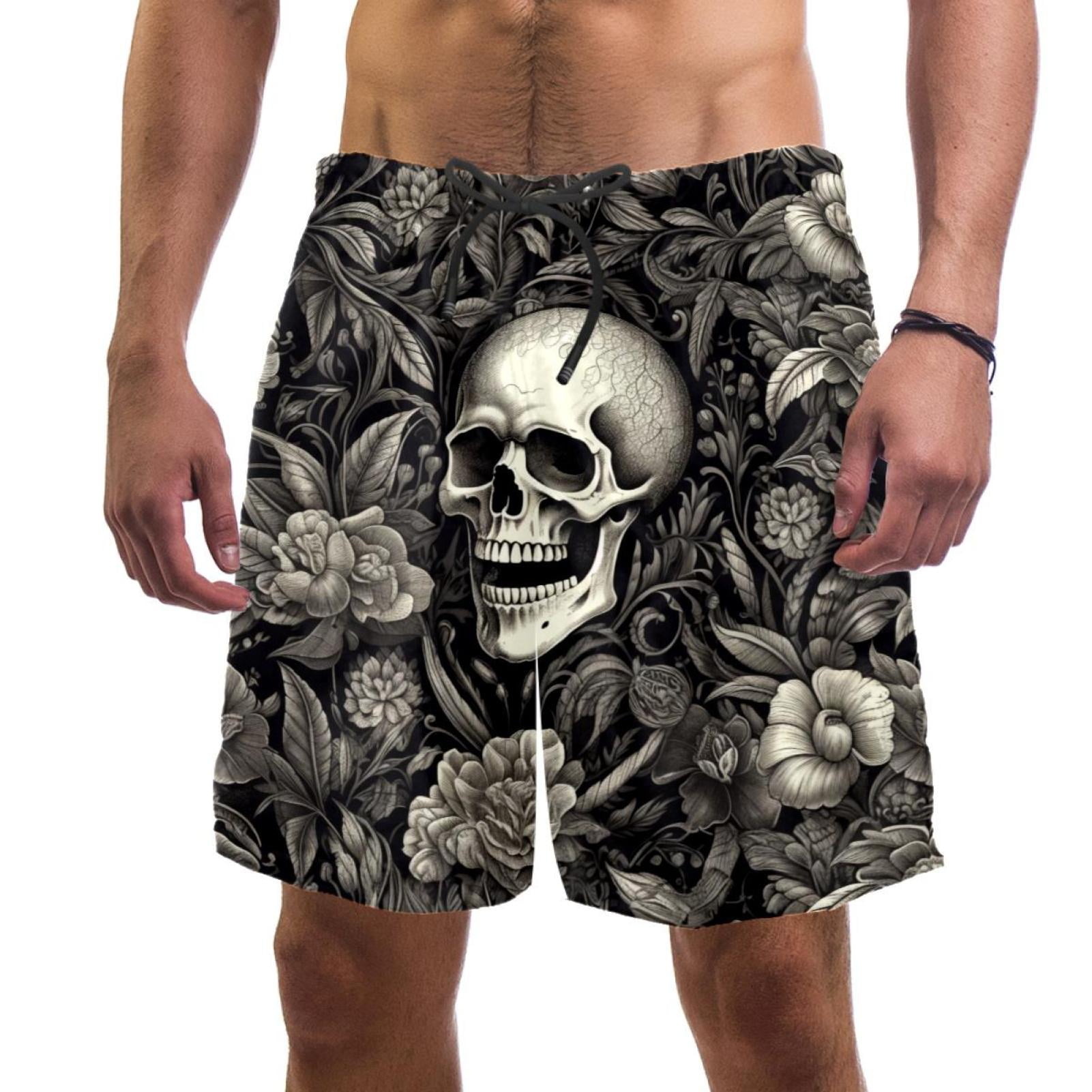 luoweisi Men's Beach Shorts Quick Dry Swim Trunks with Mesh Lining ...