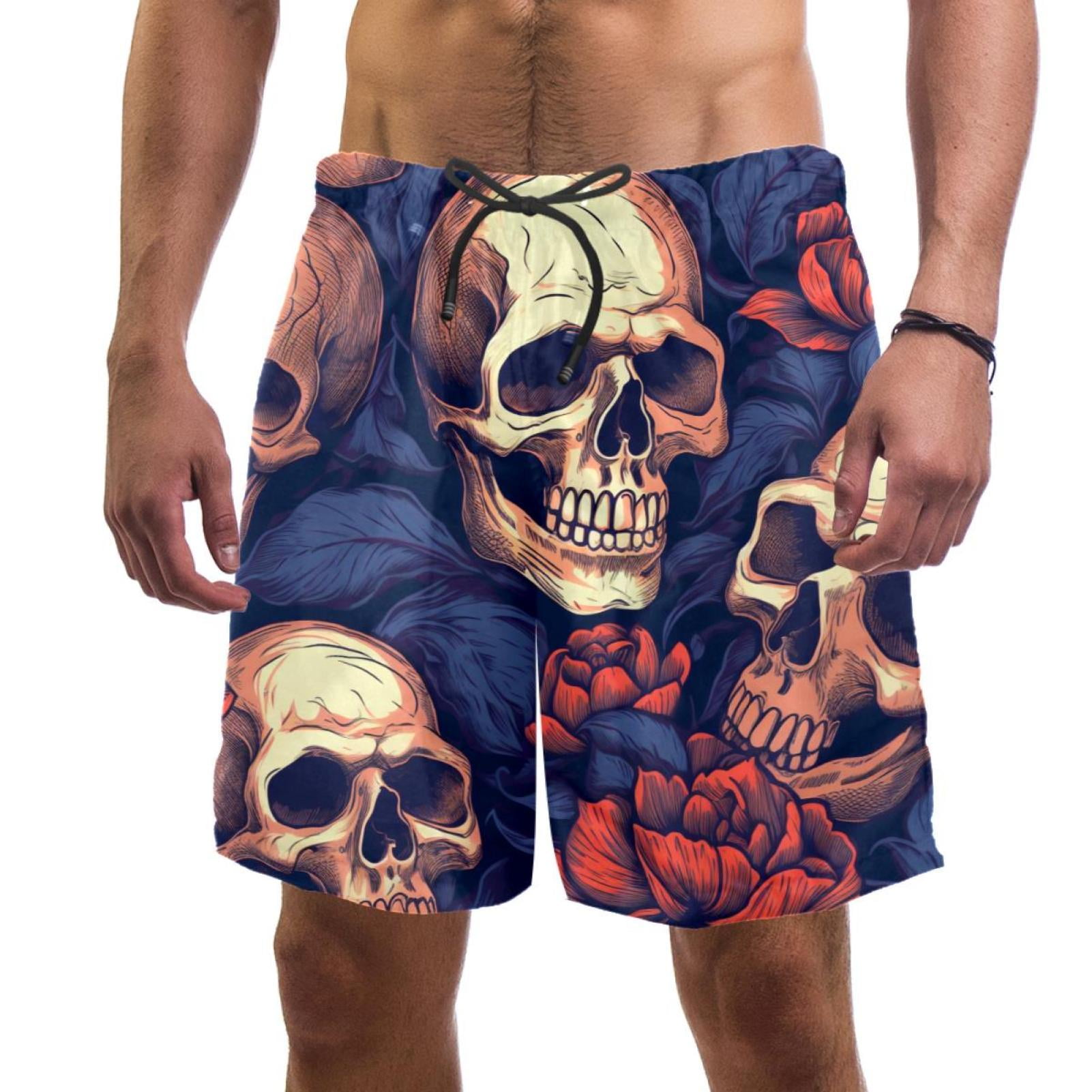 luoweisi Men's Beach Shorts Quick Dry Swim Trunks with Mesh Lining ...