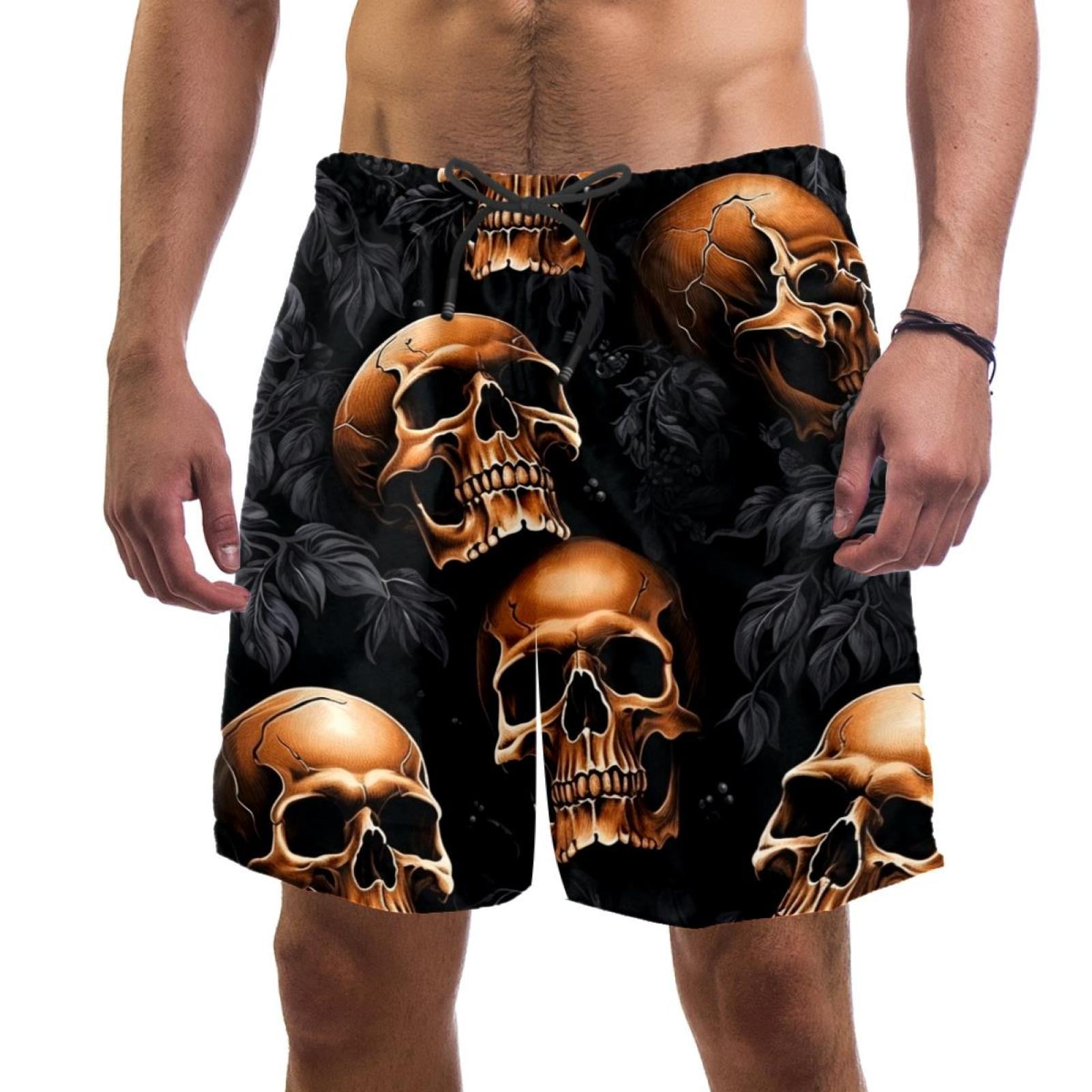 luoweisi Men's Beach Shorts Quick Dry Swim Trunks with Mesh Lining ...