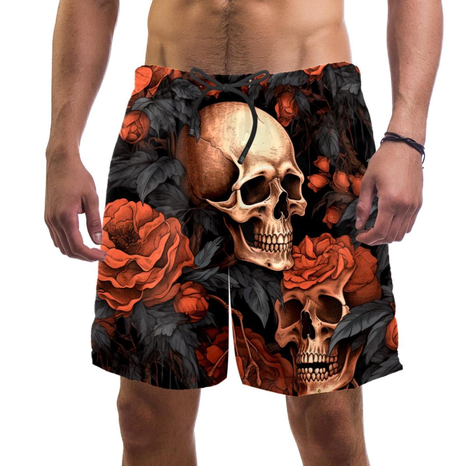 luoweisi Men's Beach Shorts Quick Dry Swim Trunks with Mesh Lining ...