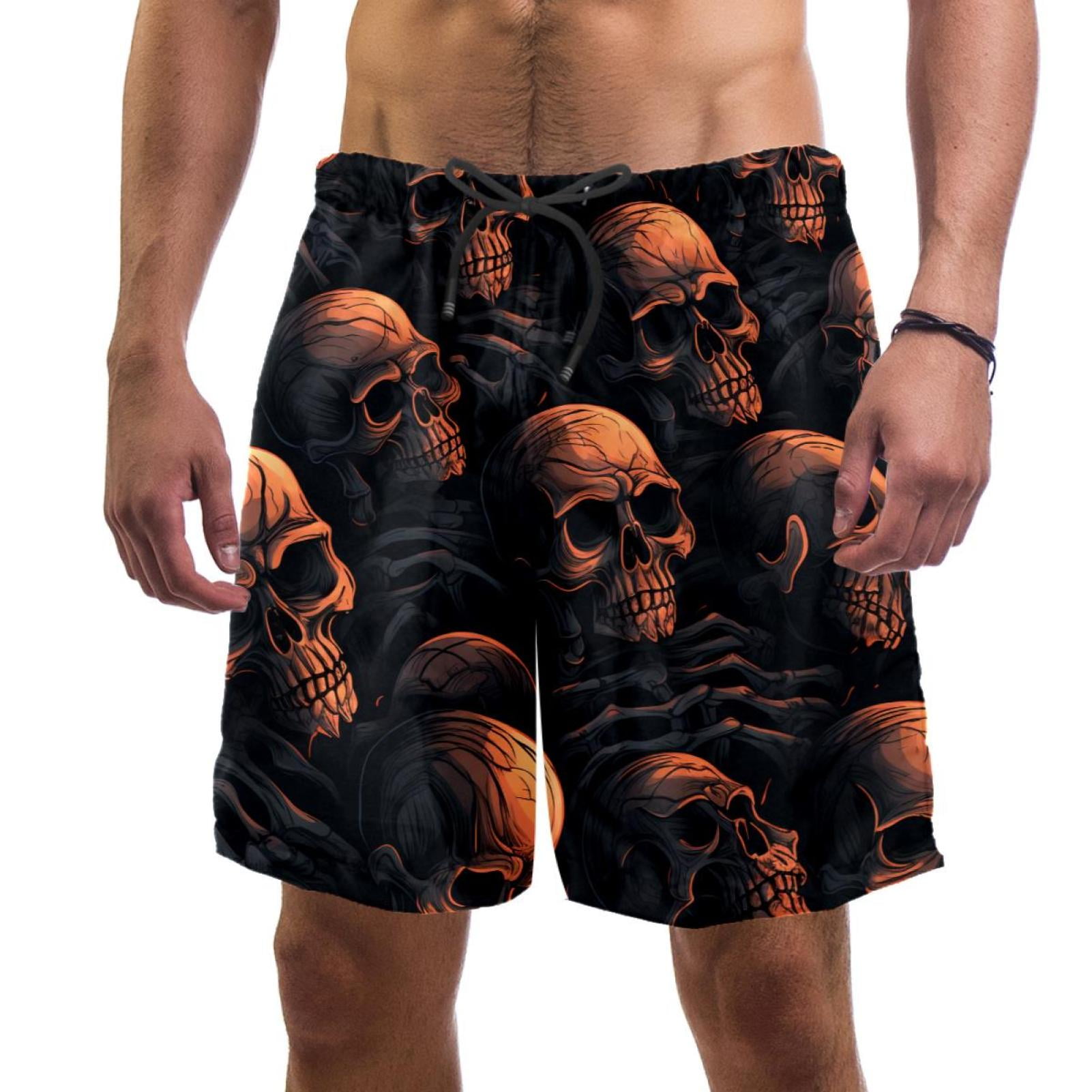 luoweisi Men's Beach Shorts Quick Dry Swim Trunks with Mesh Lining ...