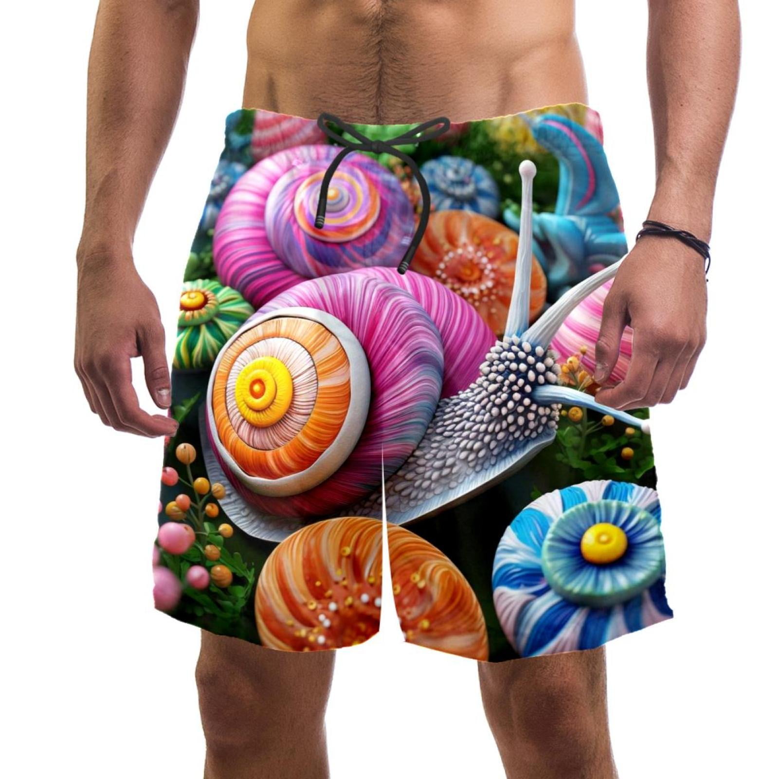 luoweisi Men's Beach Shorts Quick Dry Swim Trunks with Mesh Lining ...