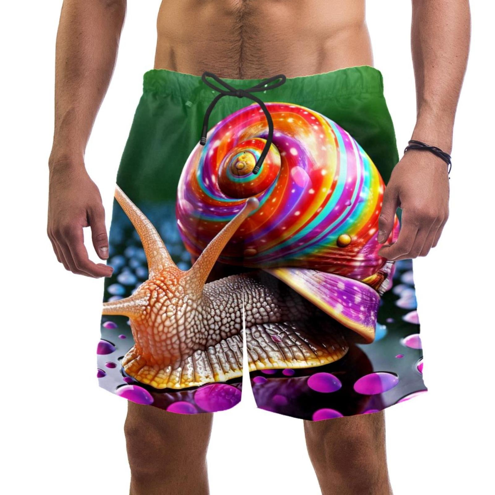 luoweisi Men's Beach Shorts Quick Dry Swim Trunks with Mesh Lining ...