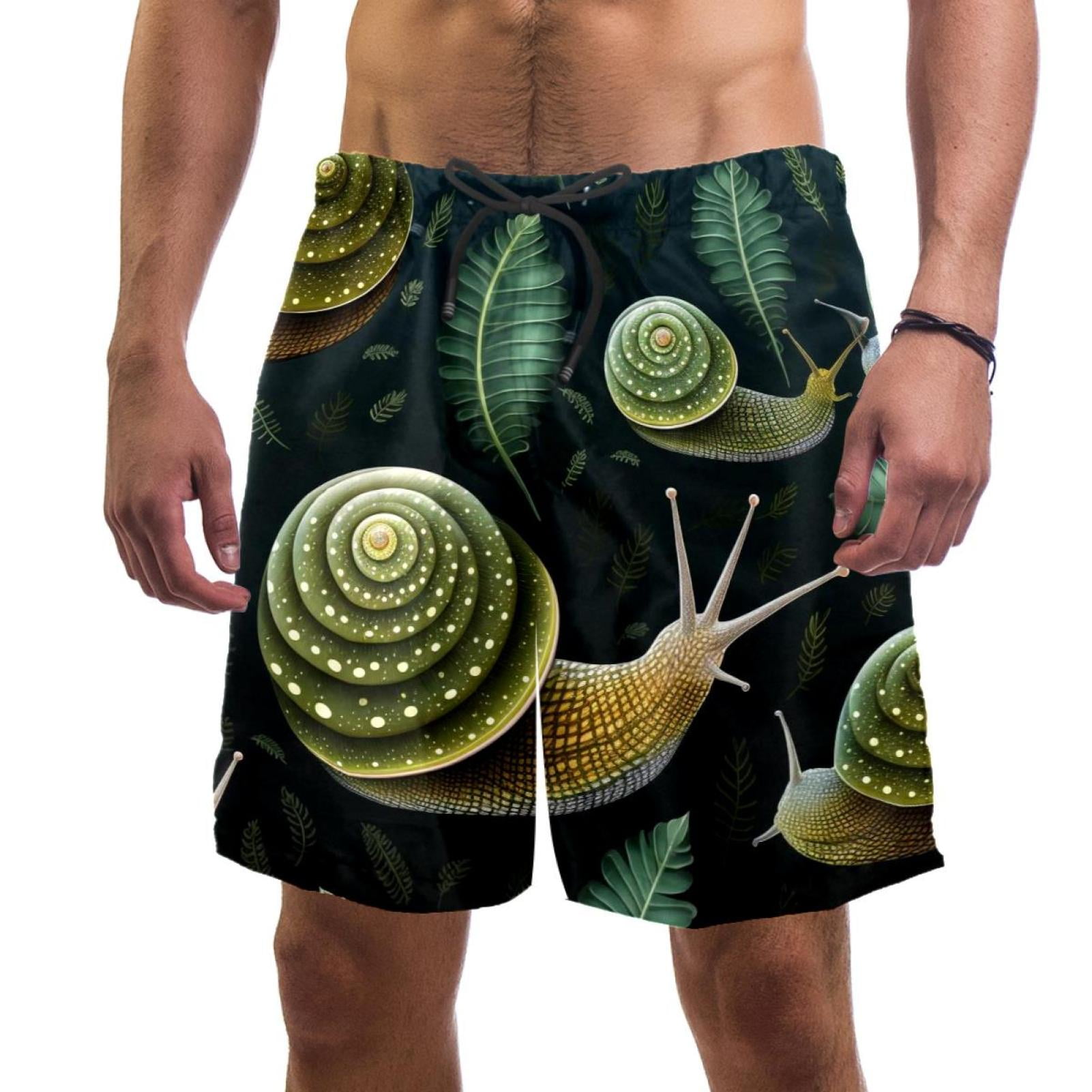 luoweisi Men's Beach Shorts Quick Dry Swim Trunks with Mesh Lining ...