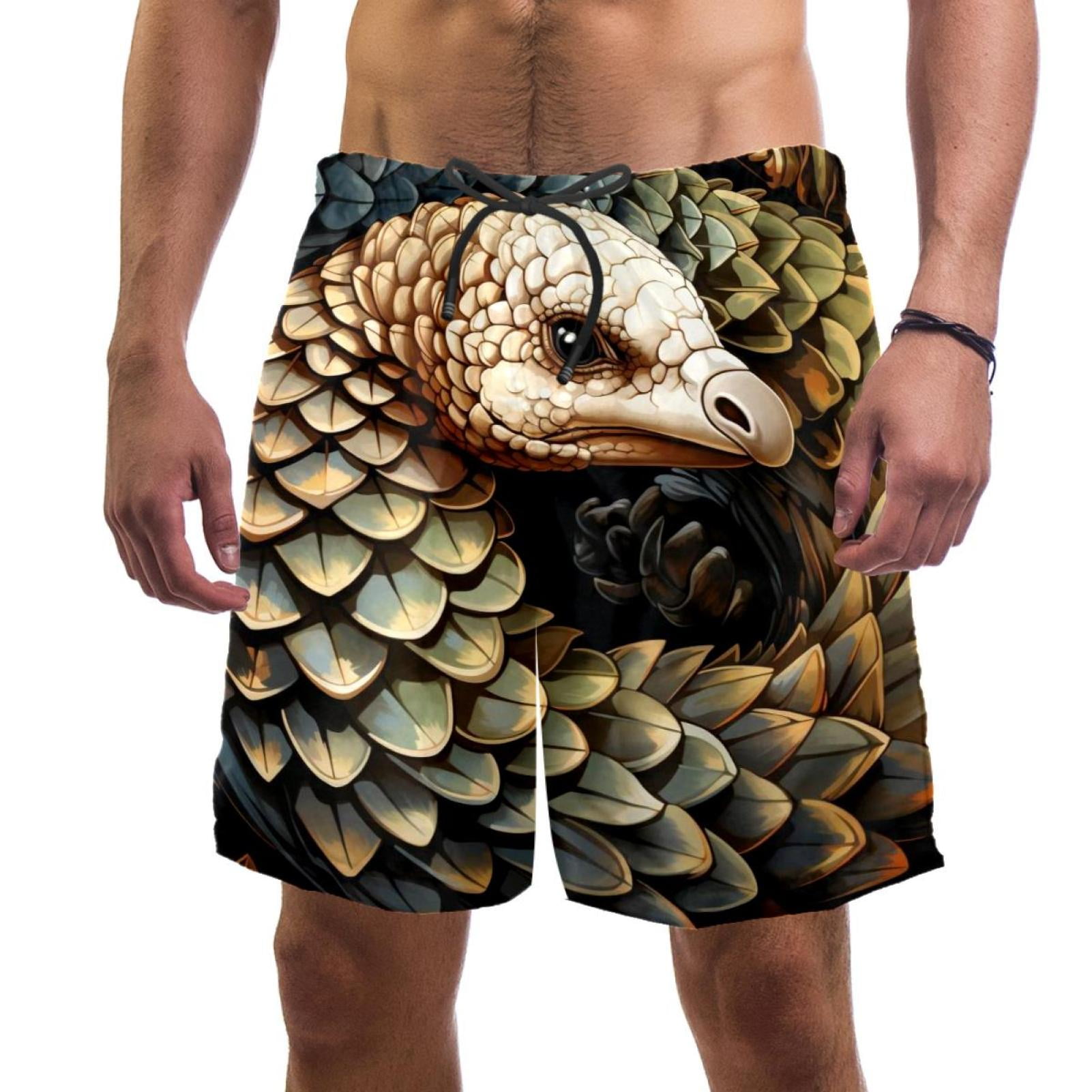 luoweisi Men's Beach Shorts Quick Dry Swim Trunks with Mesh Lining ...