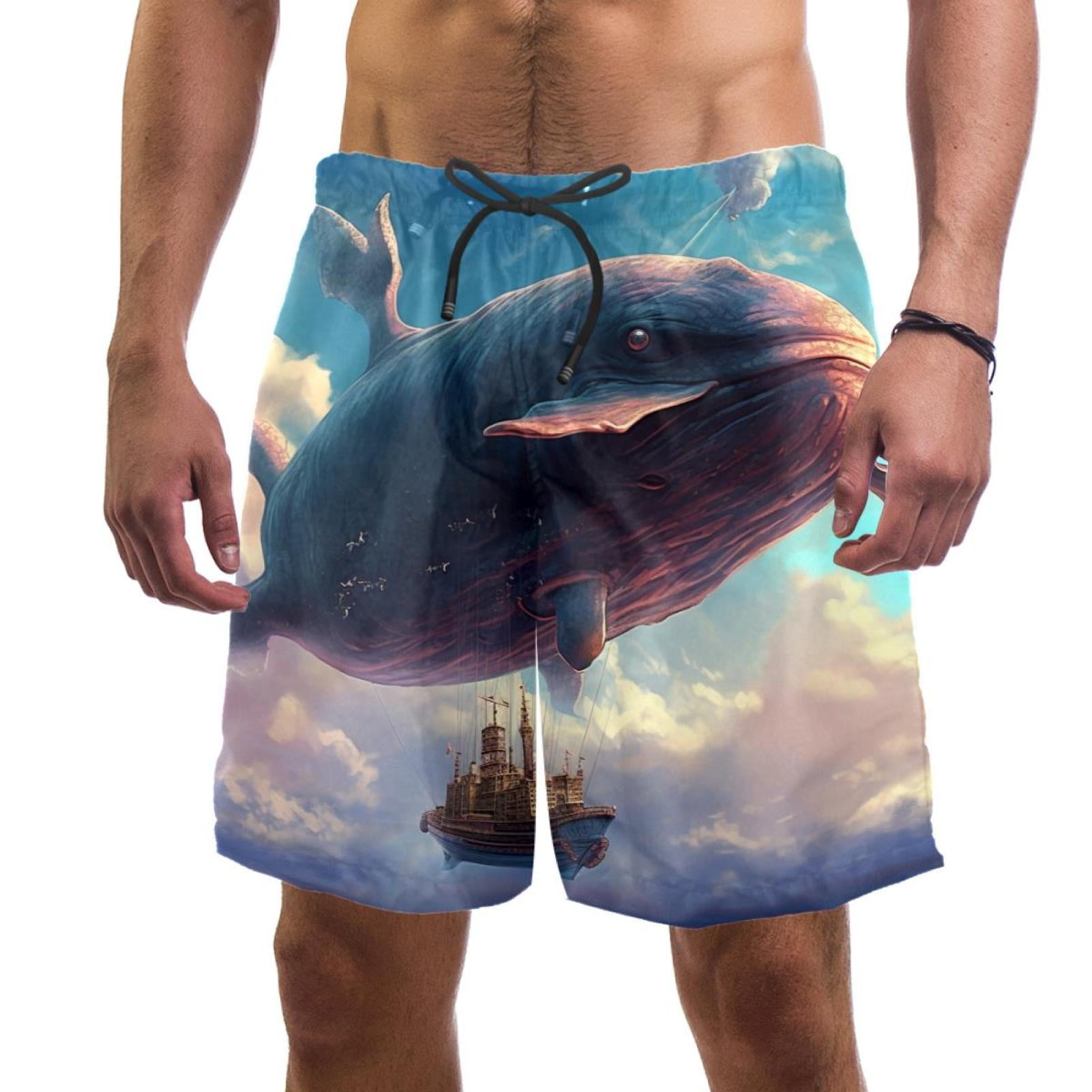 luoweisi Men's Beach Shorts Quick Dry Swim Trunks with Mesh Lining ...