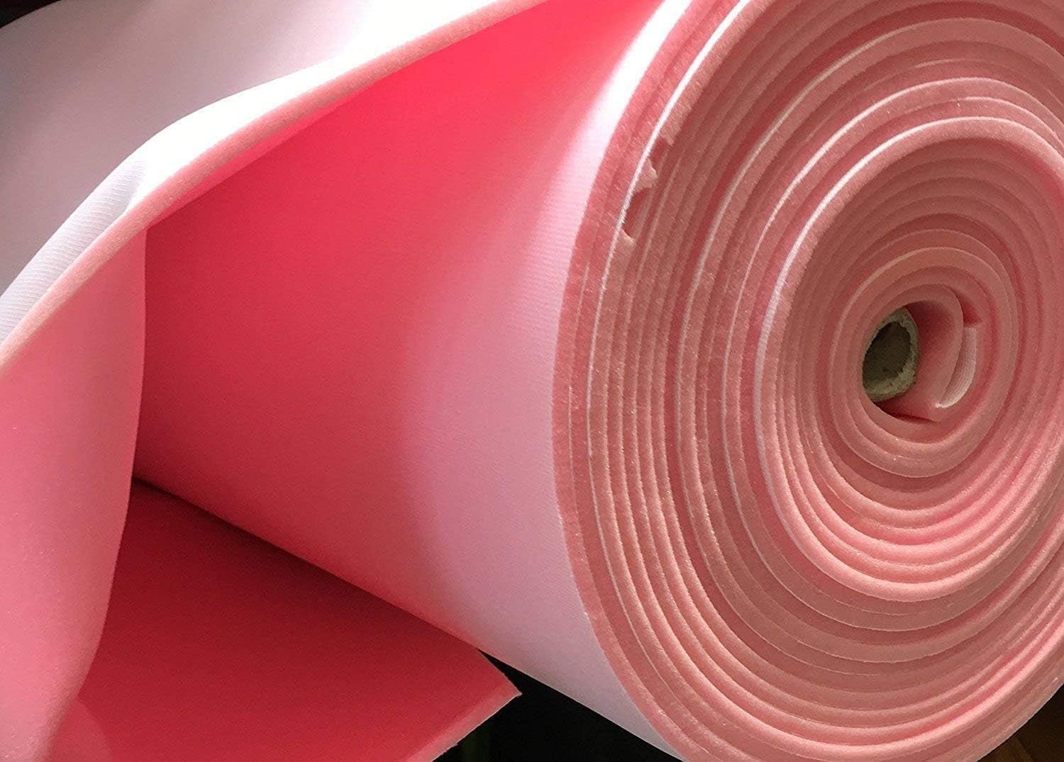 luvfabrics Pink Foam Upholstery Sew 1/4" Craft Padding W/Scrim Backing ...
