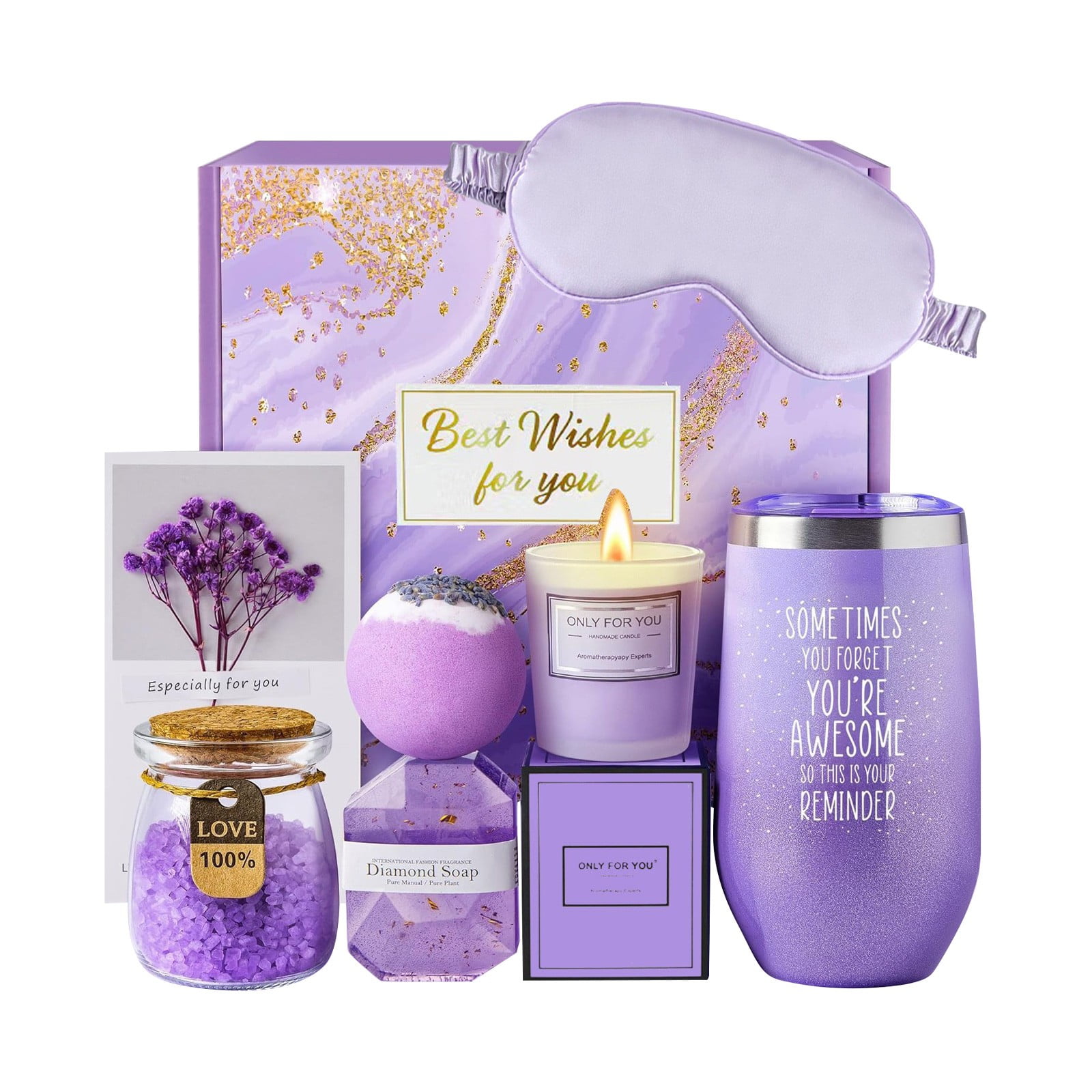 luxurious Birthday Gifts for Women Friendship, Rose Relaxing Gifts ...