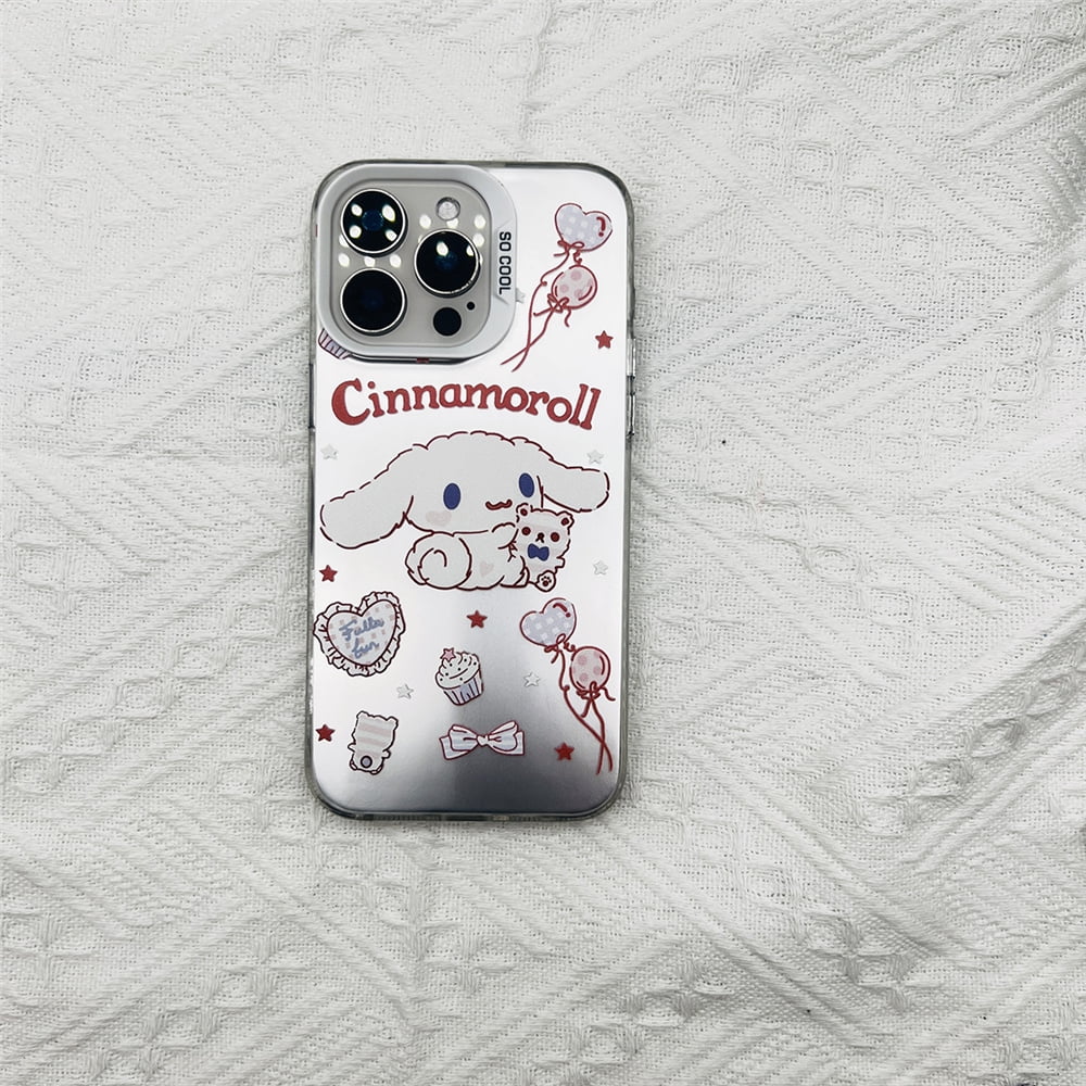 luxury Cinnamoroll Matte Laser Phone Case For iPhone 15 14 13 11 12 Pro ...
