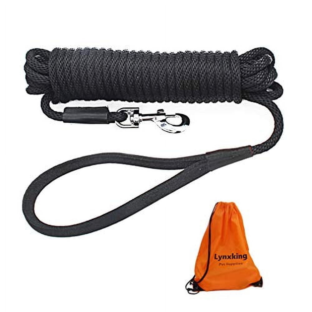 lynxking Check Cord Long Dog Training Leash Tracking Line Heavy Duty ...