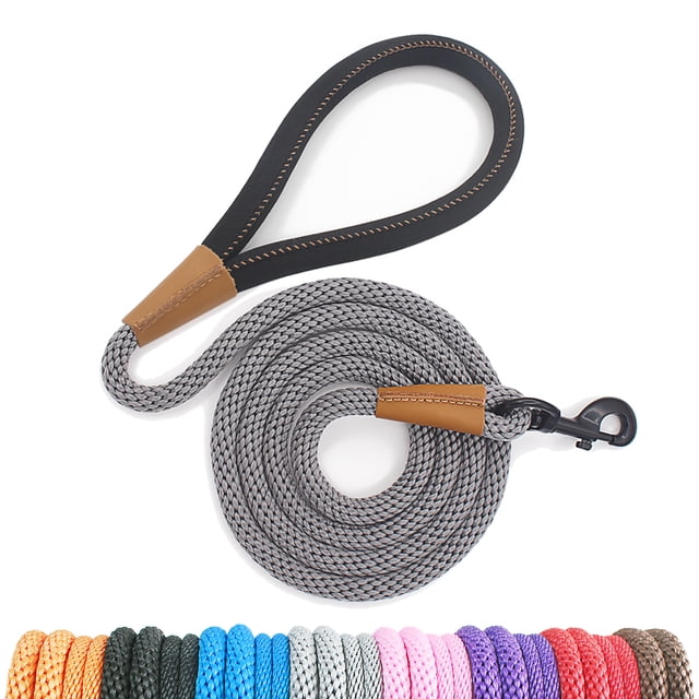 lynxking Dog Leash Snap Hook Leash 6FT x 1/2 inches Strong Braided Dog ...