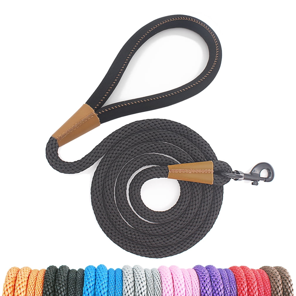 lynxking Dog Leash Snap Hook Leash 6FT x 3/8 inches Strong Braided Dog ...
