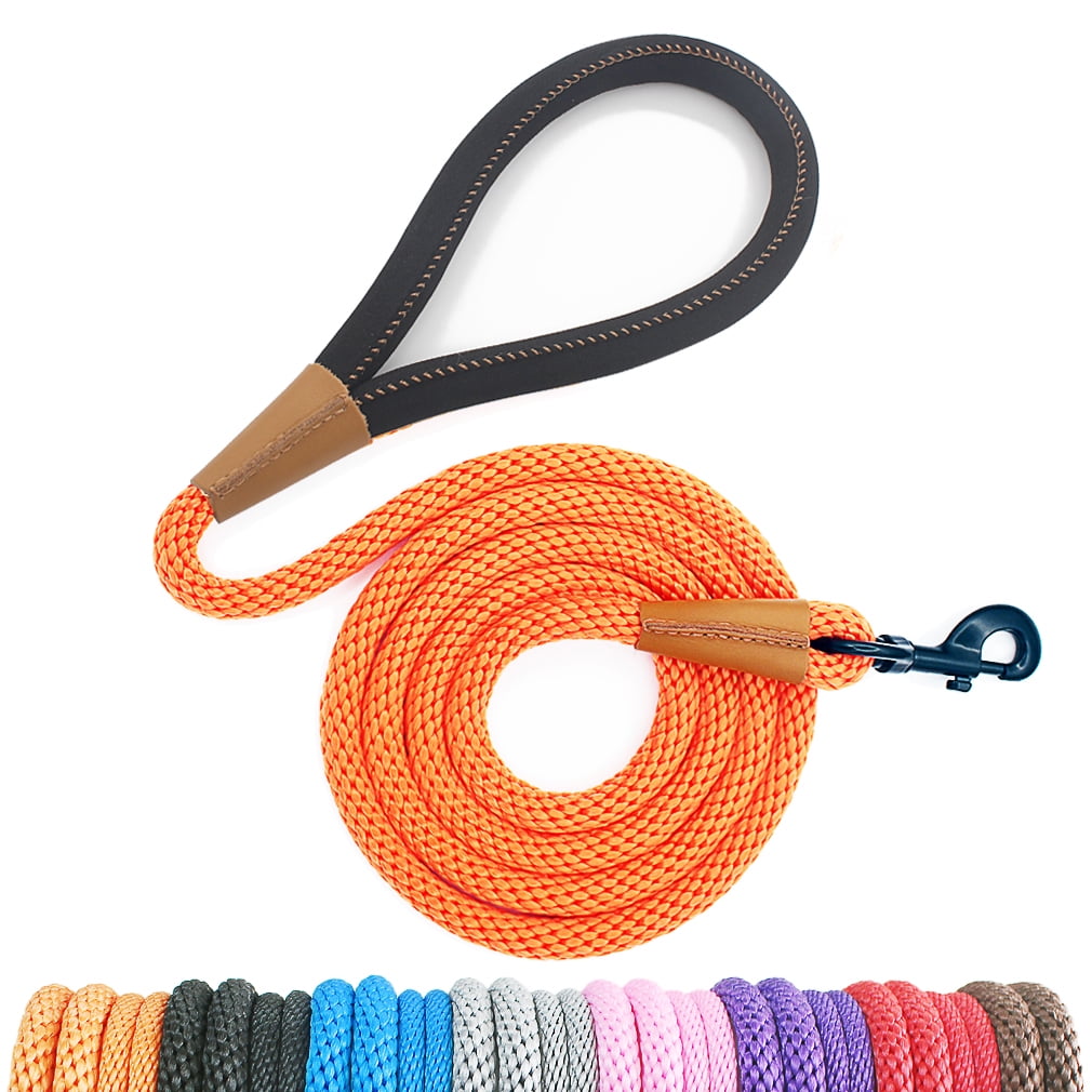 lynxking Dog Leash Snap Hook Leash 6FT x 3/8 inches Strong Braided Dog ...