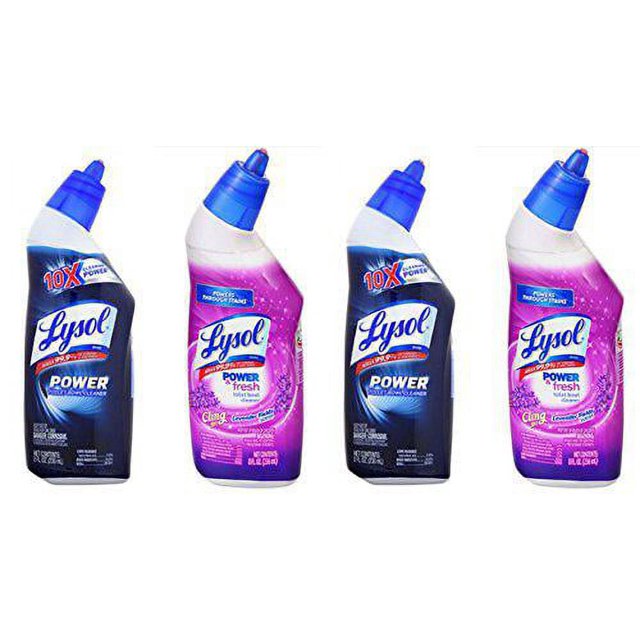 Lysol Power And Fresh Toilet Bowl Cleaners Lavender Fields And 10x