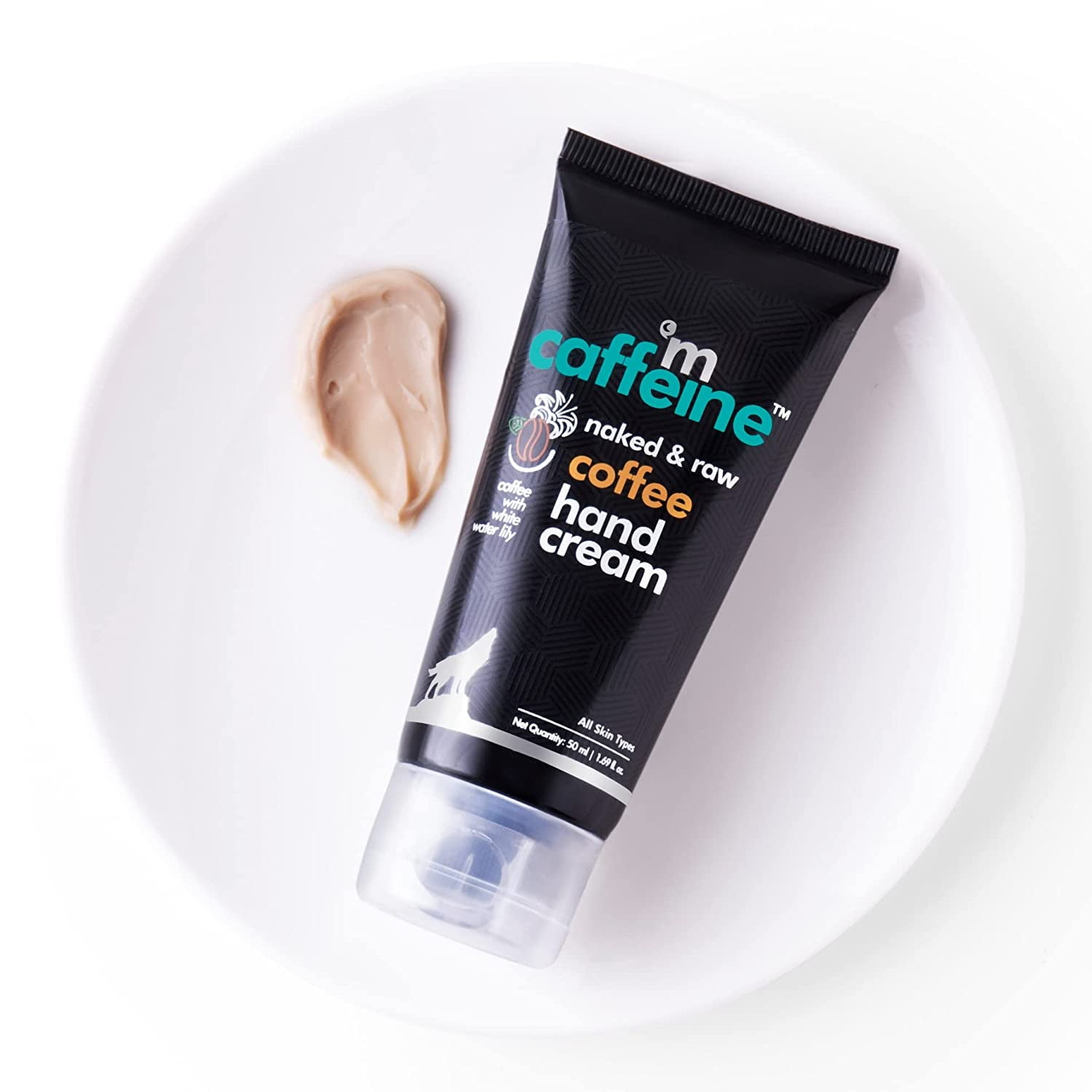 mCaffeine Coffee Hand Cream (50ml) with Shea Butter Sweat Almond Oil ...