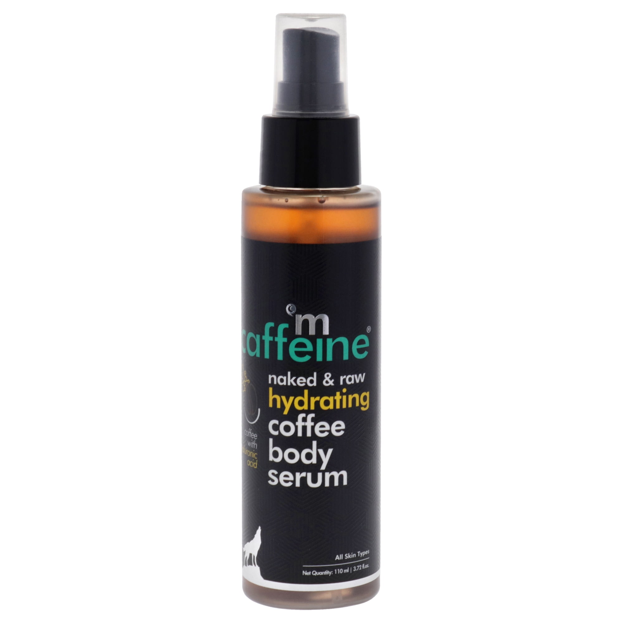 mCaffeine Naked and Raw Hydrating Coffee Body Serum , 3.7 oz Serum ...