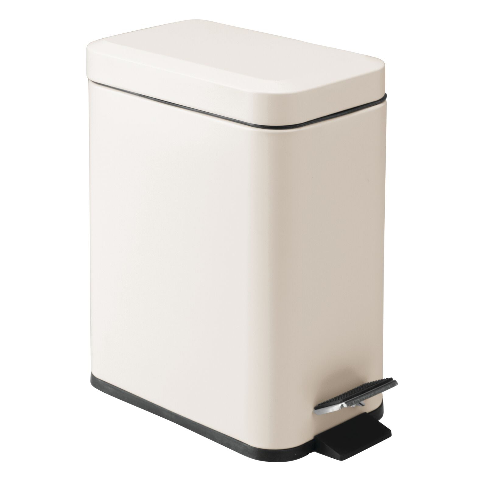 mDesign 1.3 Gal Metal Step Can with Liner/Handle, Kitchen & Office ...