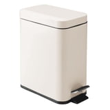 mDesign 1.3 Gal Metal Step Can with Liner/Handle, Kitchen & Office ...