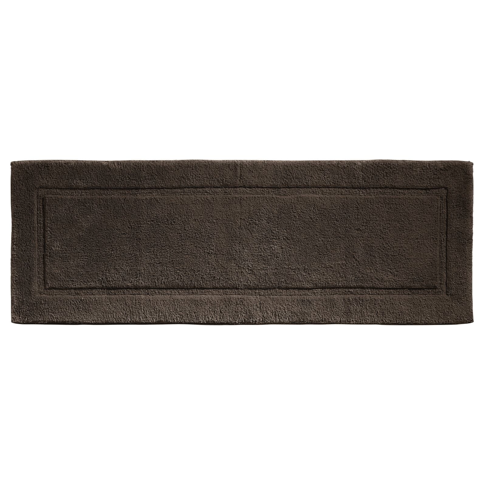 mDesign Bathroom 100% Cotton Rectangular Rug, Long Runner, 60" x 21 ...