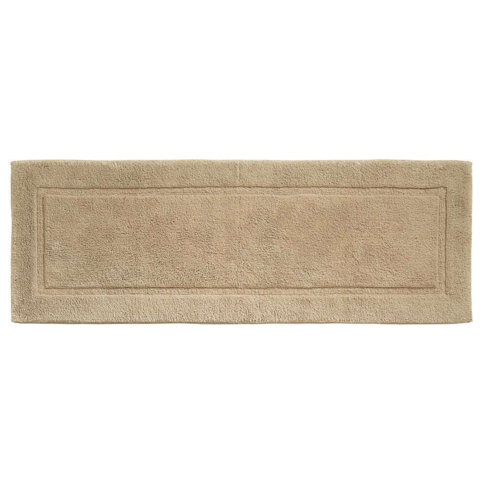 mDesign Bathroom 100% Cotton Rectangular Rug, Long Runner, 60" x 21 ...