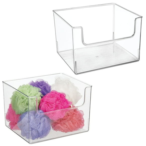 Open Plastic Storage Bins