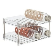 mDesign Water Bottle / Wine Rack Storage Organizer, 10 Bottles, 2 Pack ...