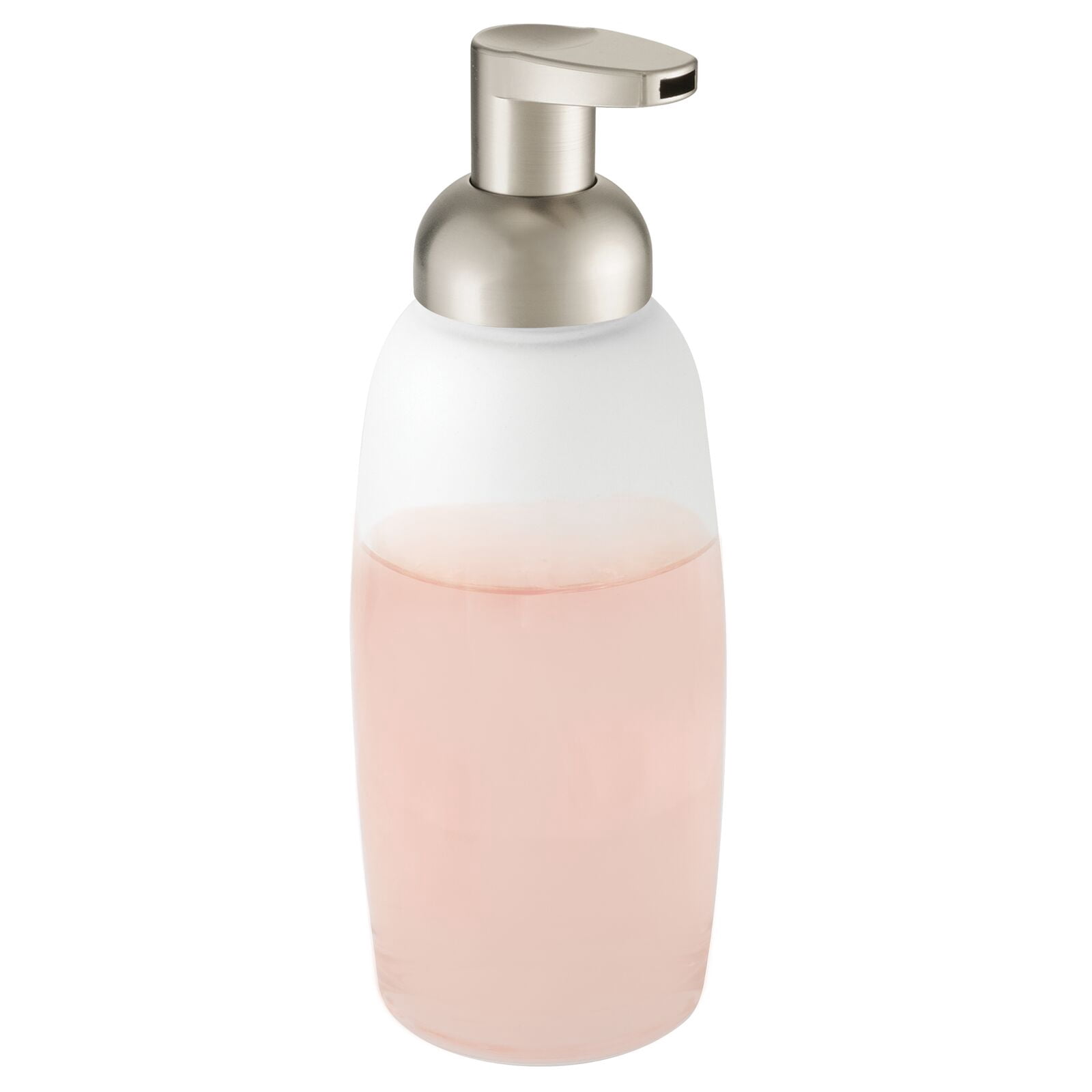 mDesign Reusable Plastic Foam Soap Dispenser for Bathroom/Kitchen ...