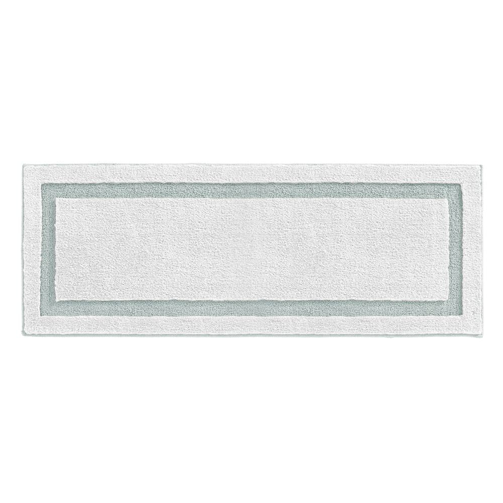 mDesign Large Bath Mat Runner - Non-Skid Bathroom Runner - Pure White ...