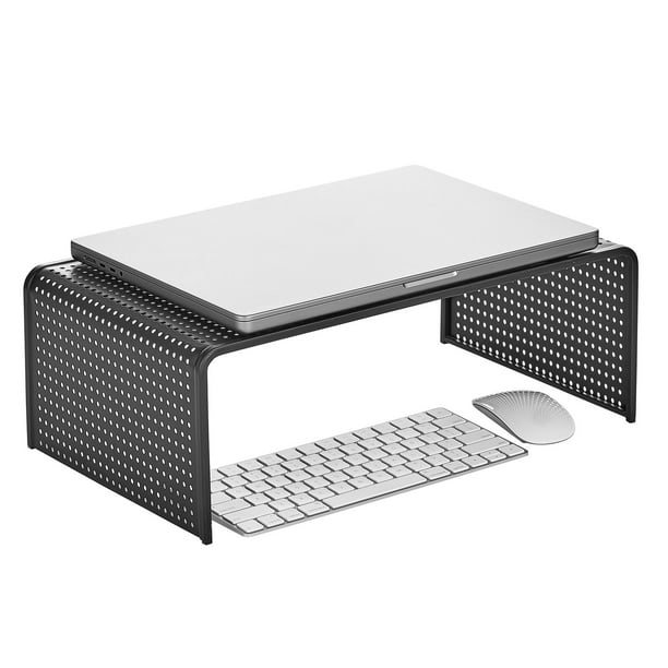 mDesign Large Metal Platform Riser Shelf for Laptop Computer, TV ...