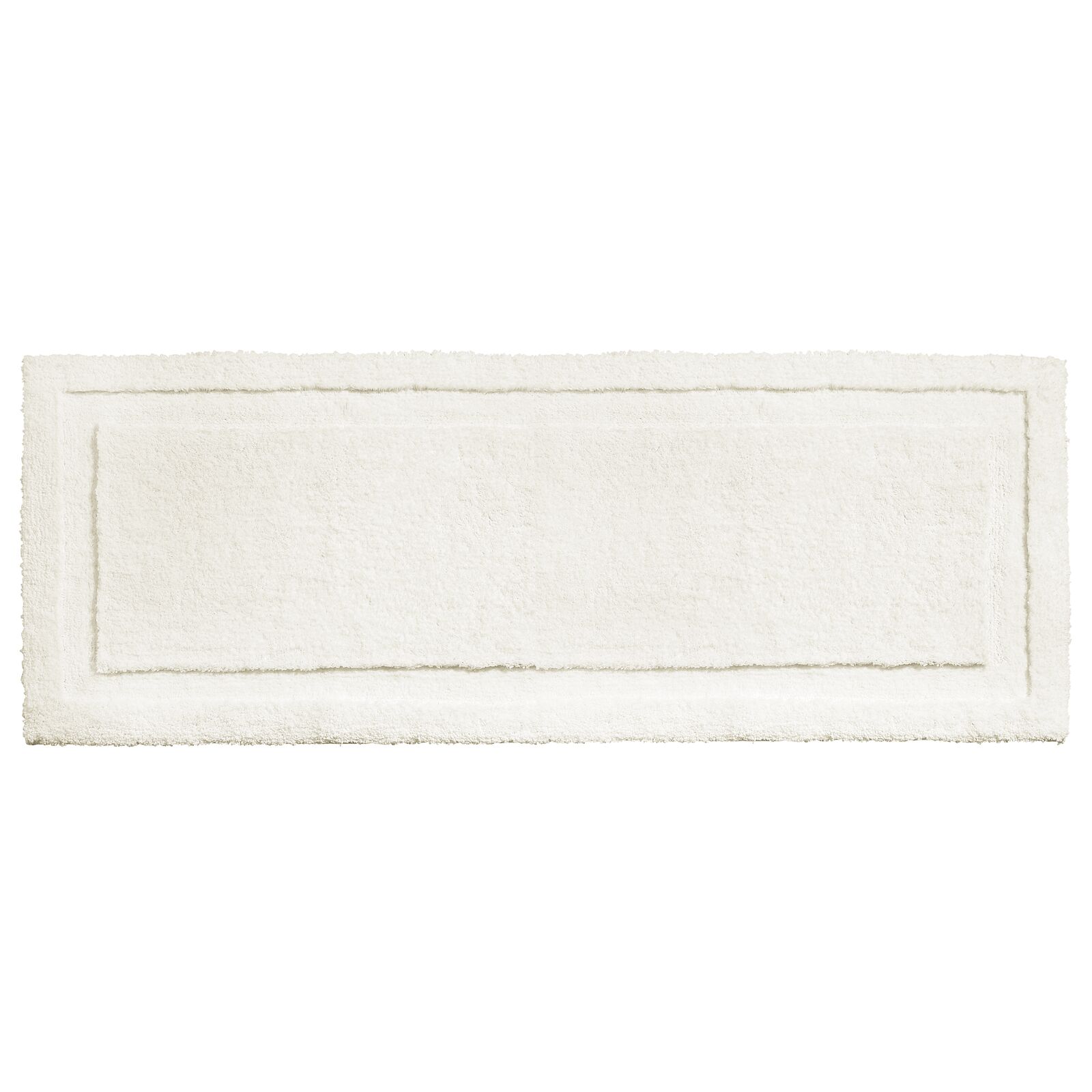 mDesign Large Modern Bath Mat Runner - Non-Skid Bathroom Runner Rug ...