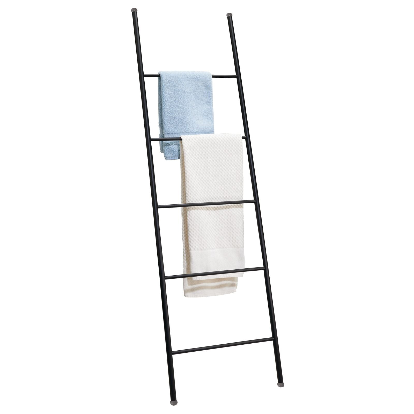 mDesign Metal Blanket & Towel Wall Ladder Rack for Bedroom/Bathroom ...