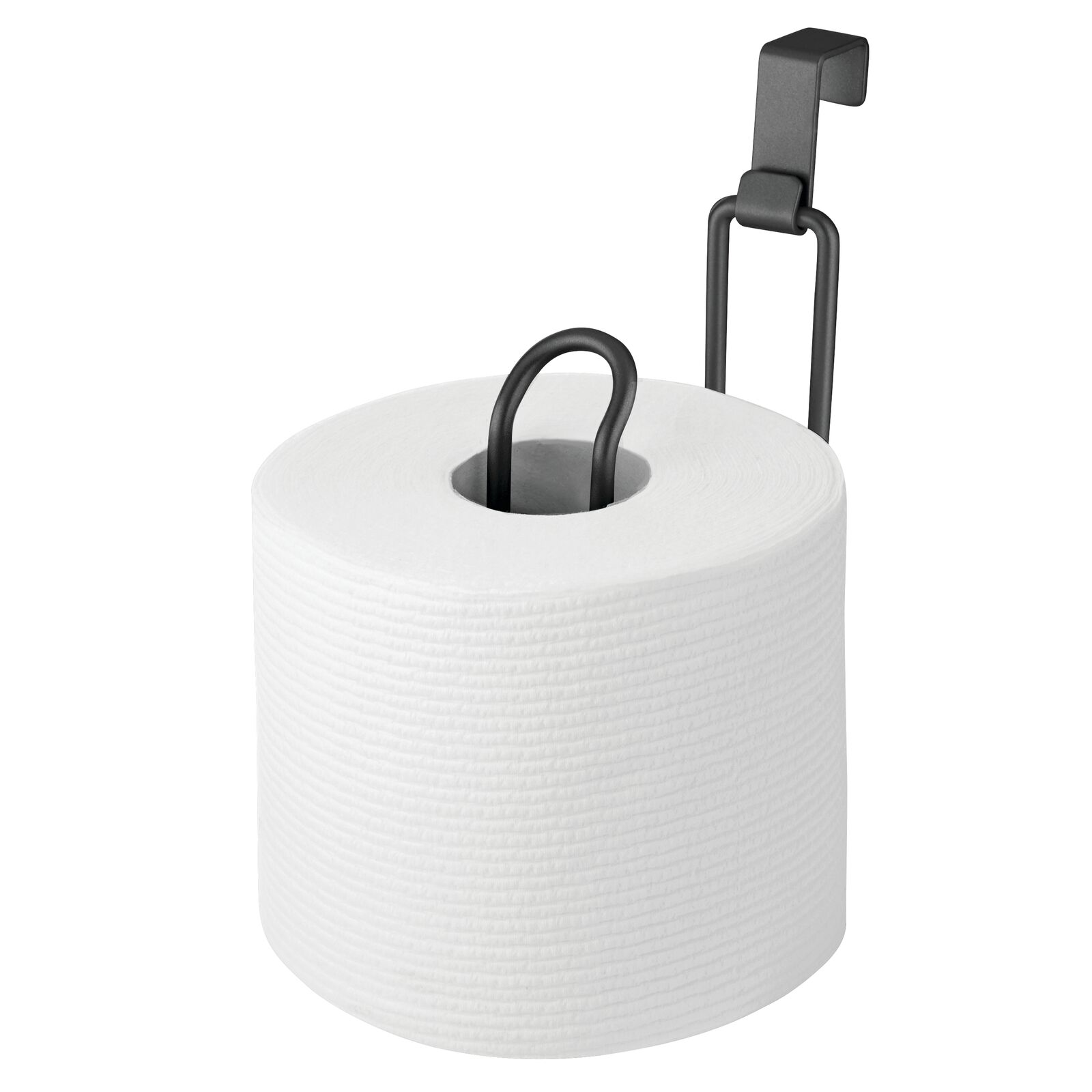 mDesign Metal Over the Tank Toilet Tissue Paper Roll Holder - Matte ...