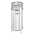 Mdesign Metal Toilet Paper Holder Stand Storage For 3 Rolls Chrome