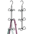 mDesign Metal Wire Over Closet Rod Hanging Handbag Organizer, 2 Pack ...