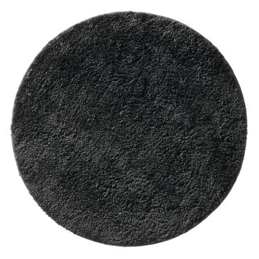 mDesign Round Microfiber Bathroom Spa Mat, Accent Rug, Machine Washable ...